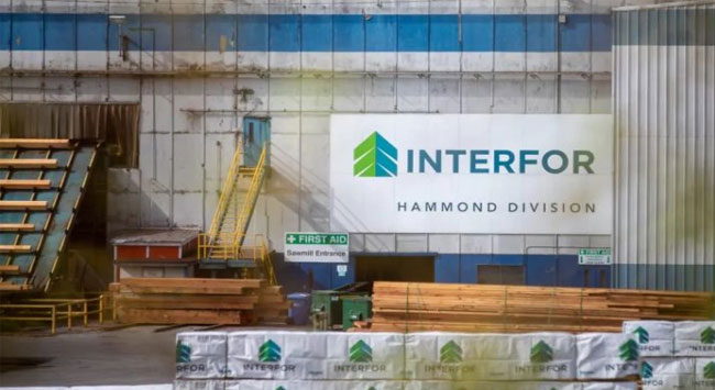 Interfor purchases Chaleur Forest Products - Wood & Panel USA